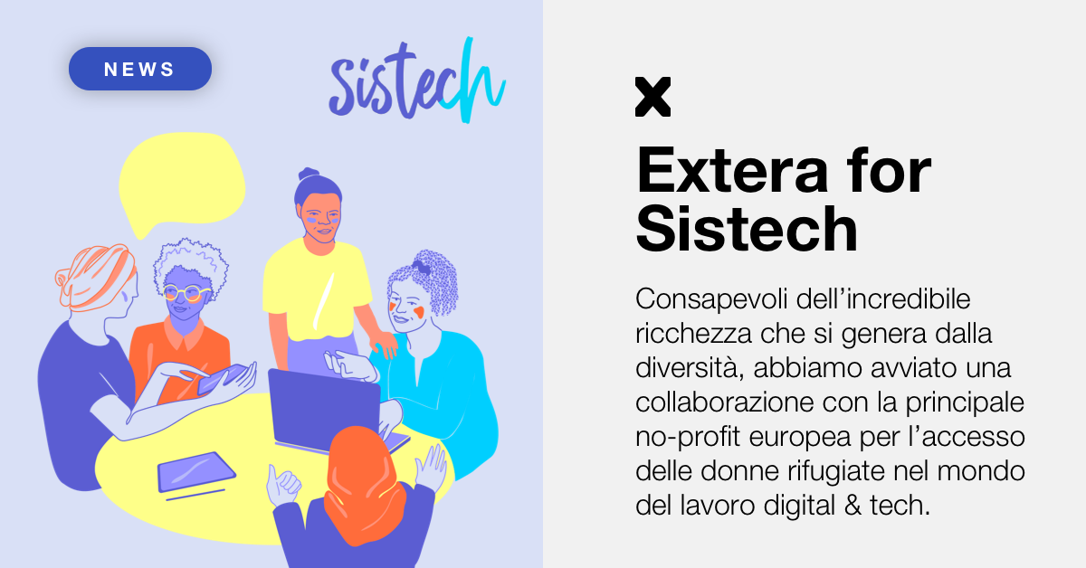 Tech e digital per le donne rifugiate: Extera insieme a Sistech